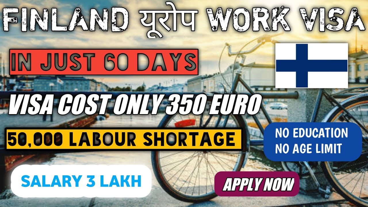 Finland 🇫🇮 Free work permit |Just In 60 days |Jobs In Finland for ...