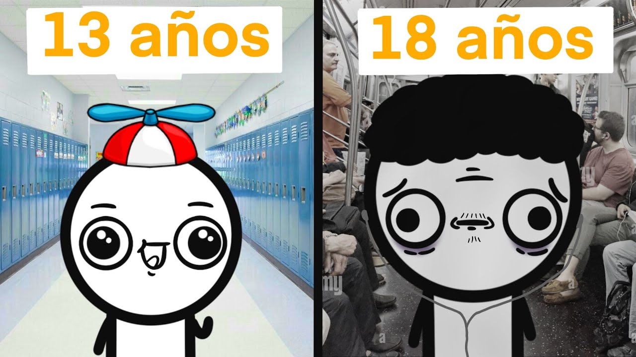 Etapas en la vida de un adolescente - YouTube