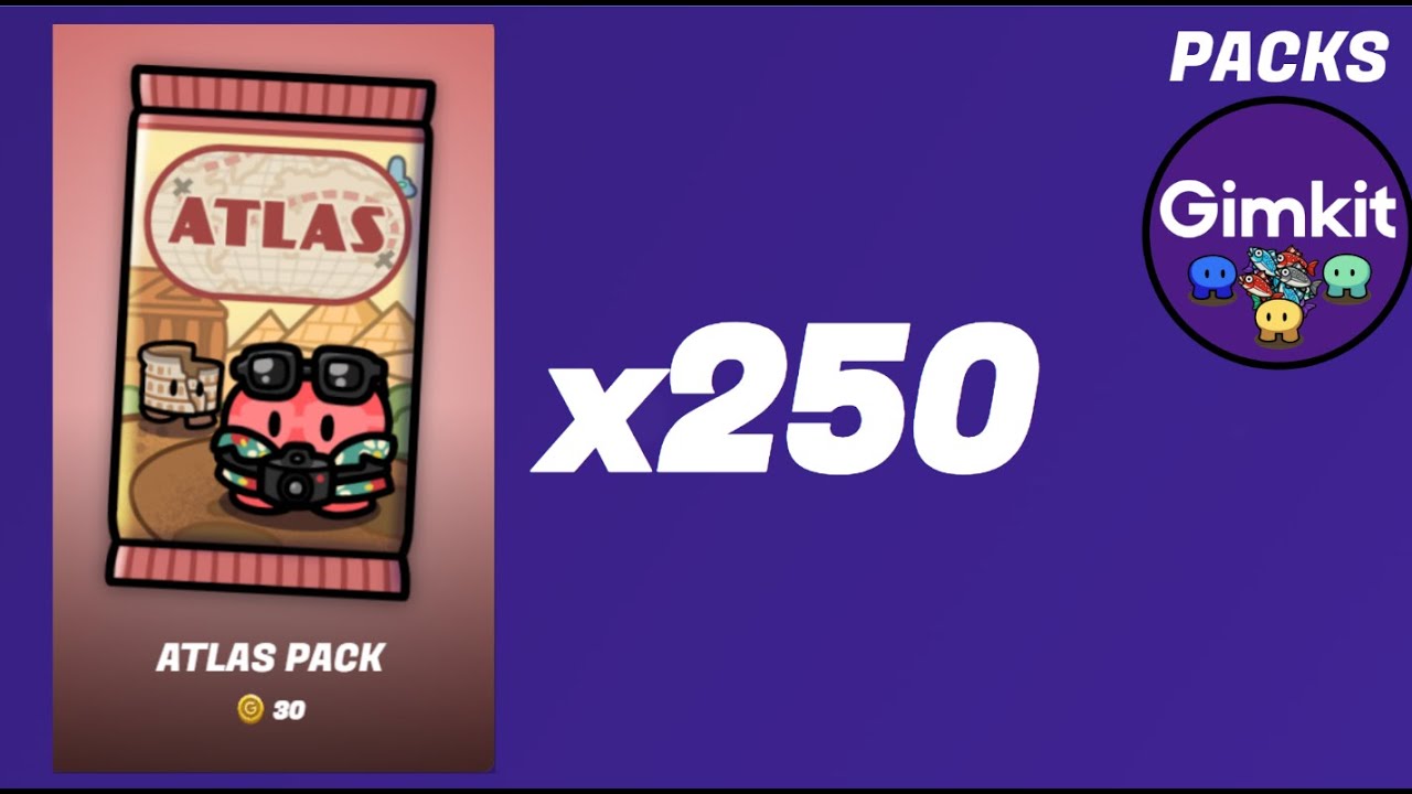 Opening 250 Atlas Packs! - YouTube