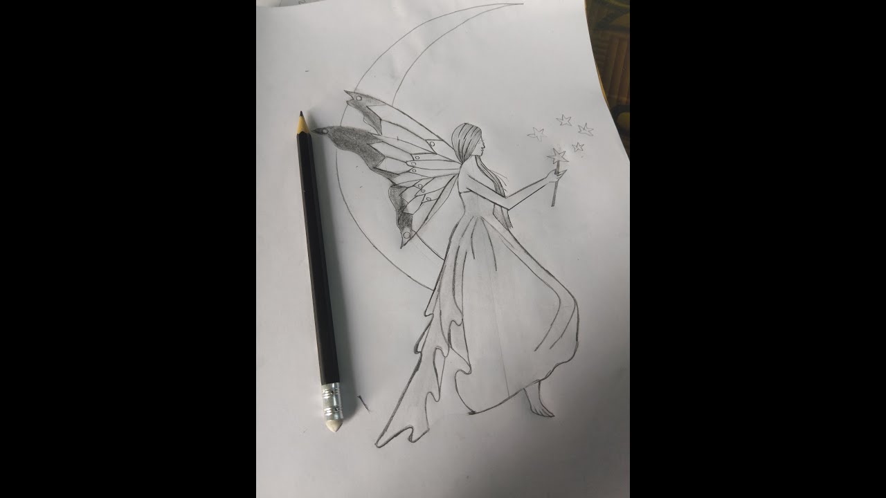 Sketching of Angel (Pori) - YouTube