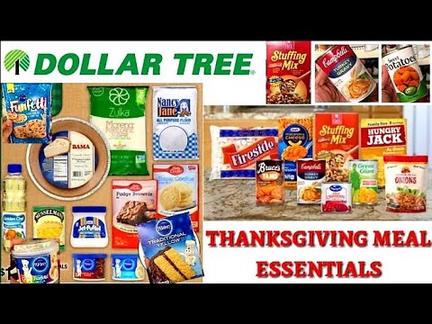 DOLLAR TREE | THANKSGIVING DINNER ON A BUDGET 2020 - YouTube