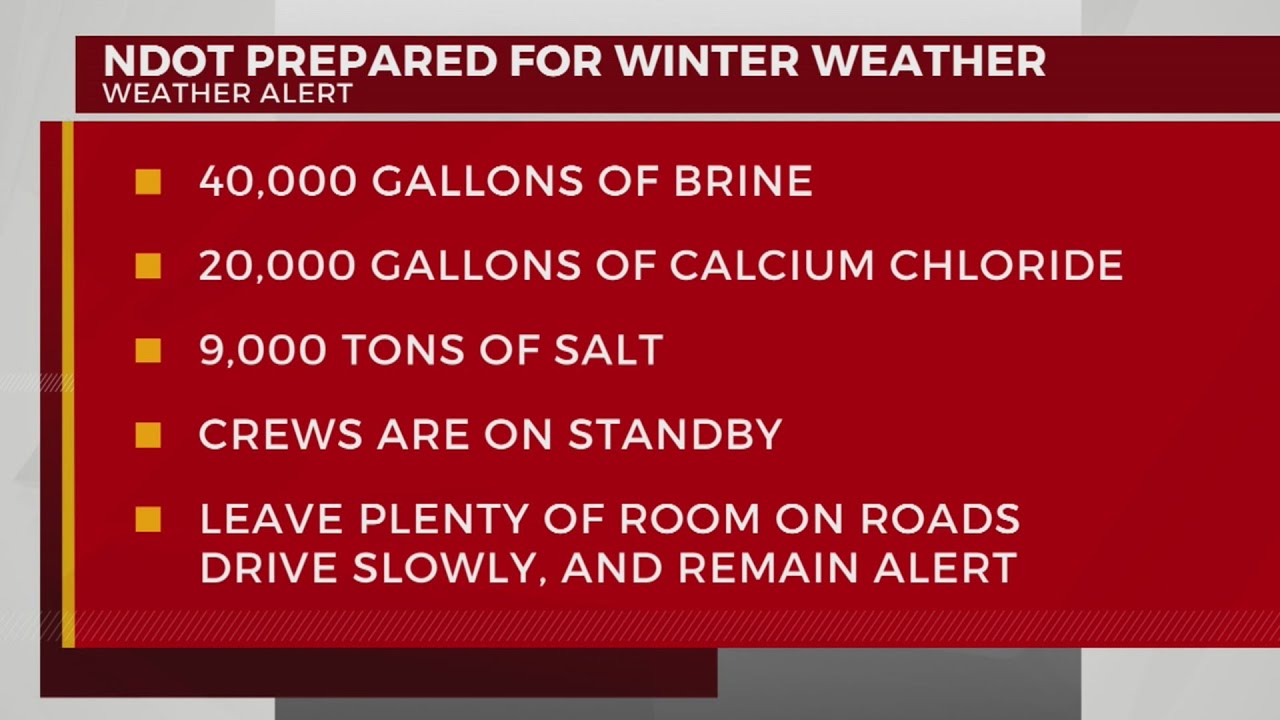 NDOT prepared for winter weather - YouTube