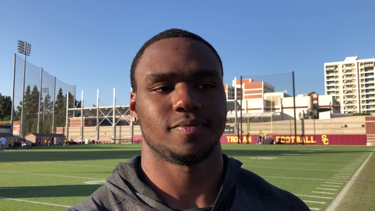 USC RB Markese Stepp on increased reps, Washington, and more - YouTube