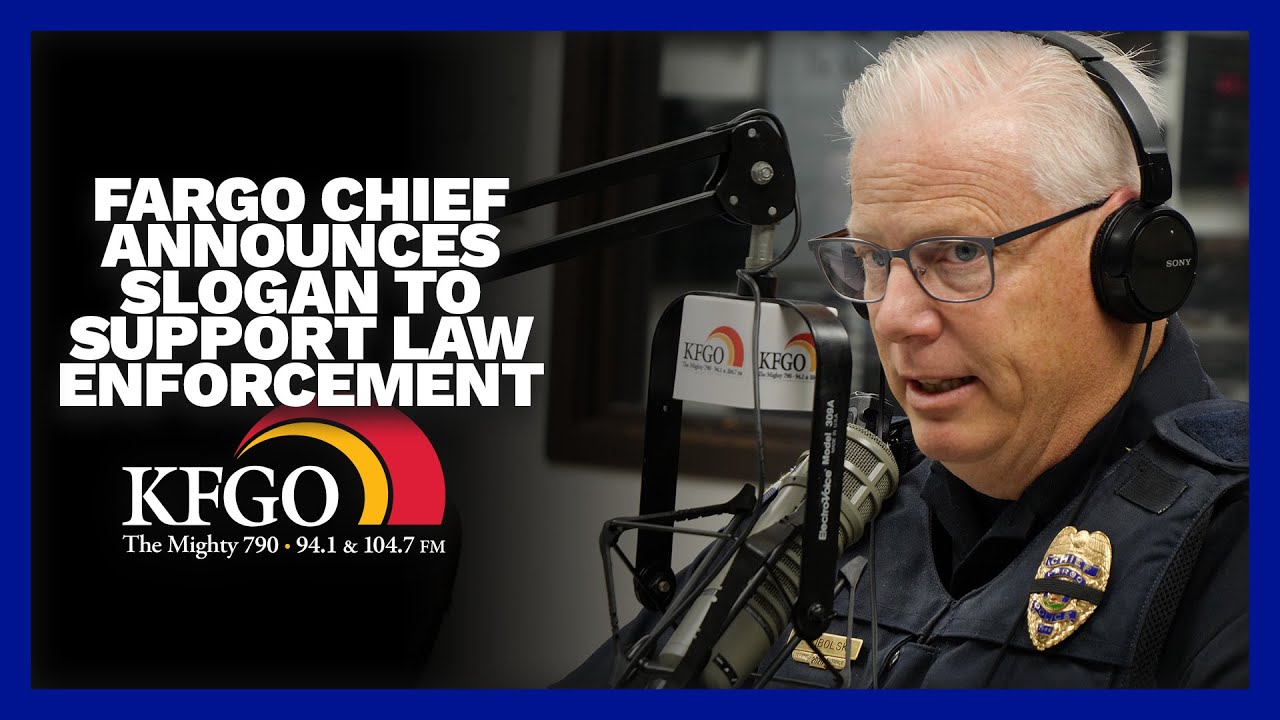 Fargo Police Chief Zibolski Announces Slogan To Support Law Enforcement ...