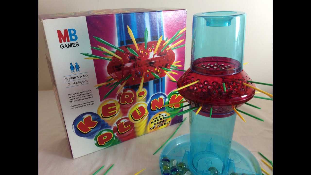 Vintage(1996) Ker Plunk Game -Kids Fun - YouTube