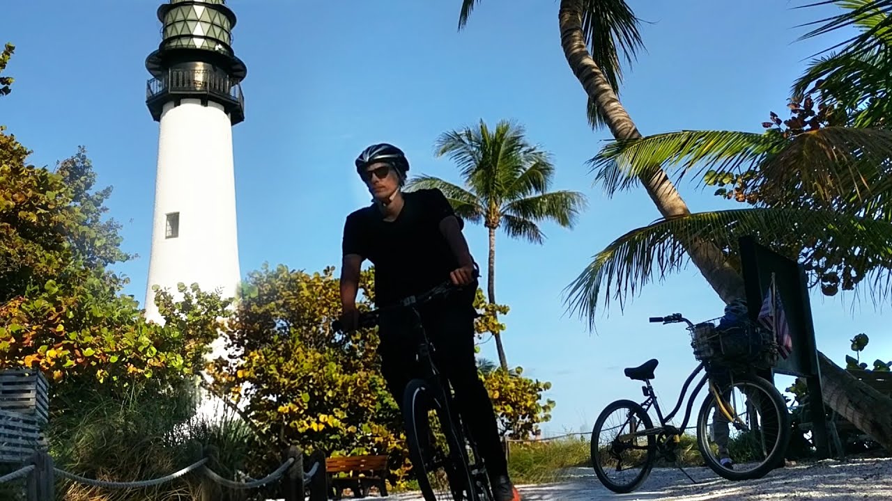 Key Biscayne: a Beautiful Place to Bike In - YouTube