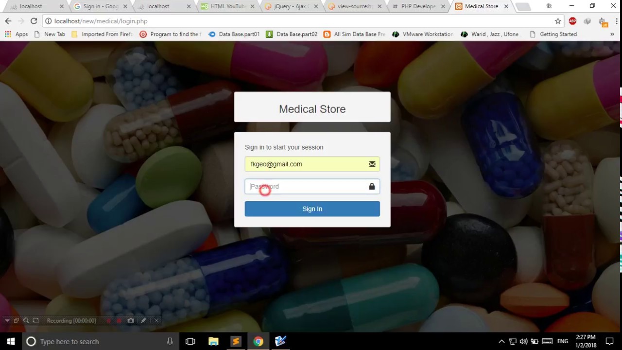 Free Medical Store Php Mysql Project Youtube