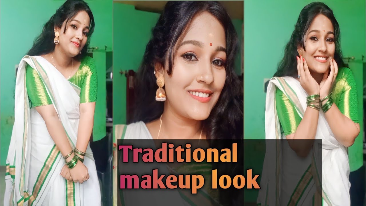 Settu mundu Make up look //Nadan Make up look #makeup#keralamakeup ...