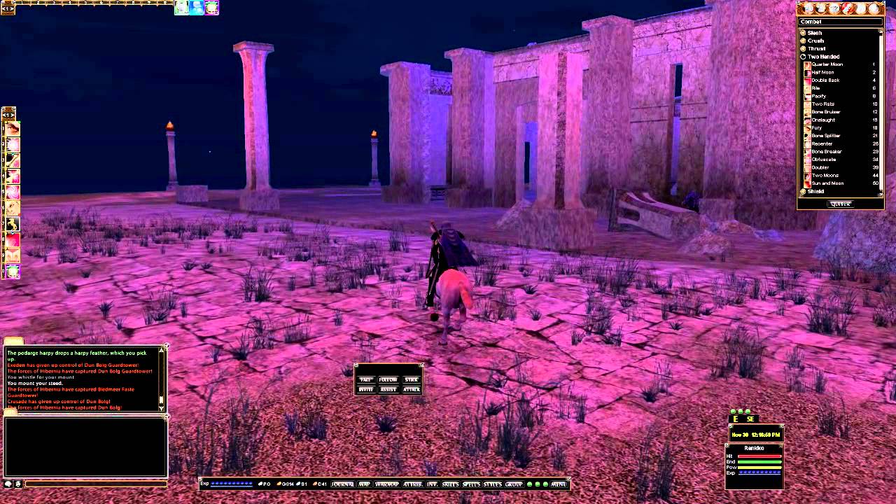 DAoC ToA Oceanus Notos Ambient (night) - YouTube
