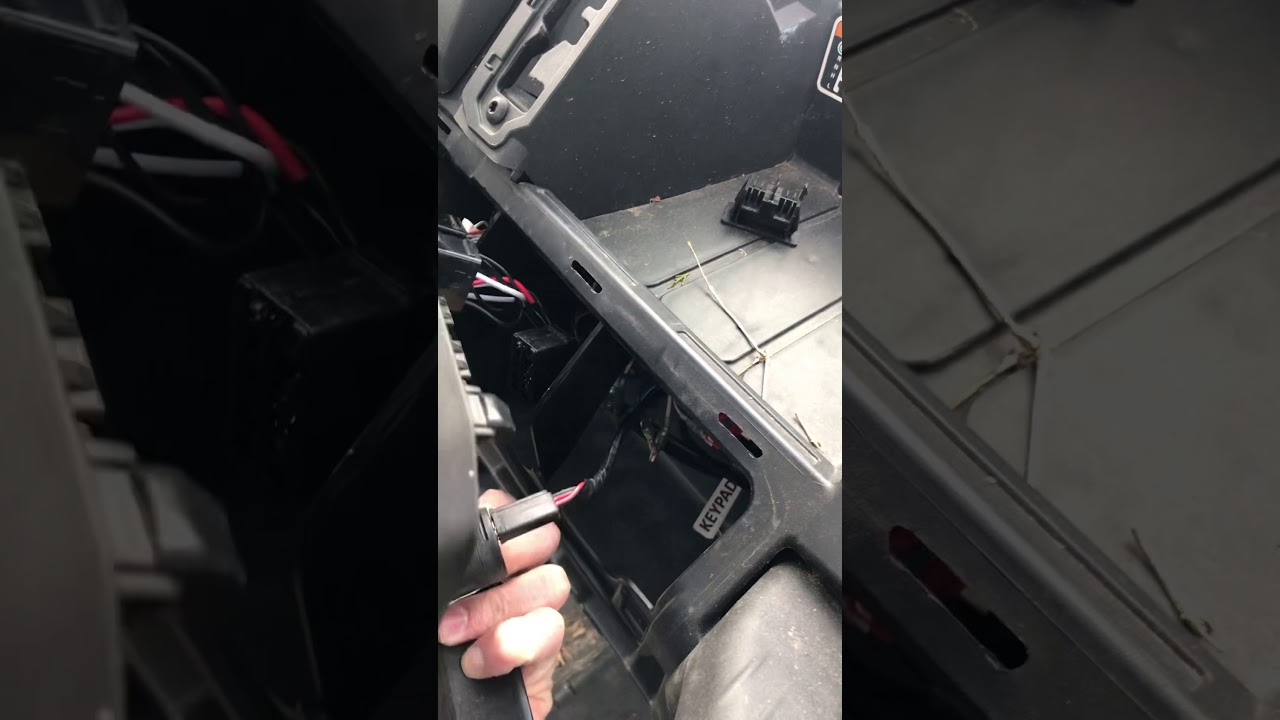 Can-Am Defender winch install - YouTube