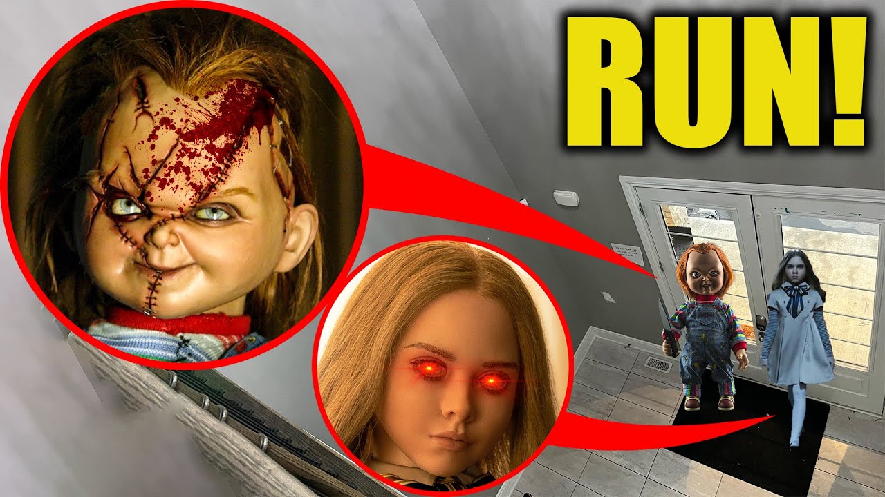 if you ever see M3GAN DOLL fight CHUCKY at STROMEDY'S HOUSE, RUN!! (it ...