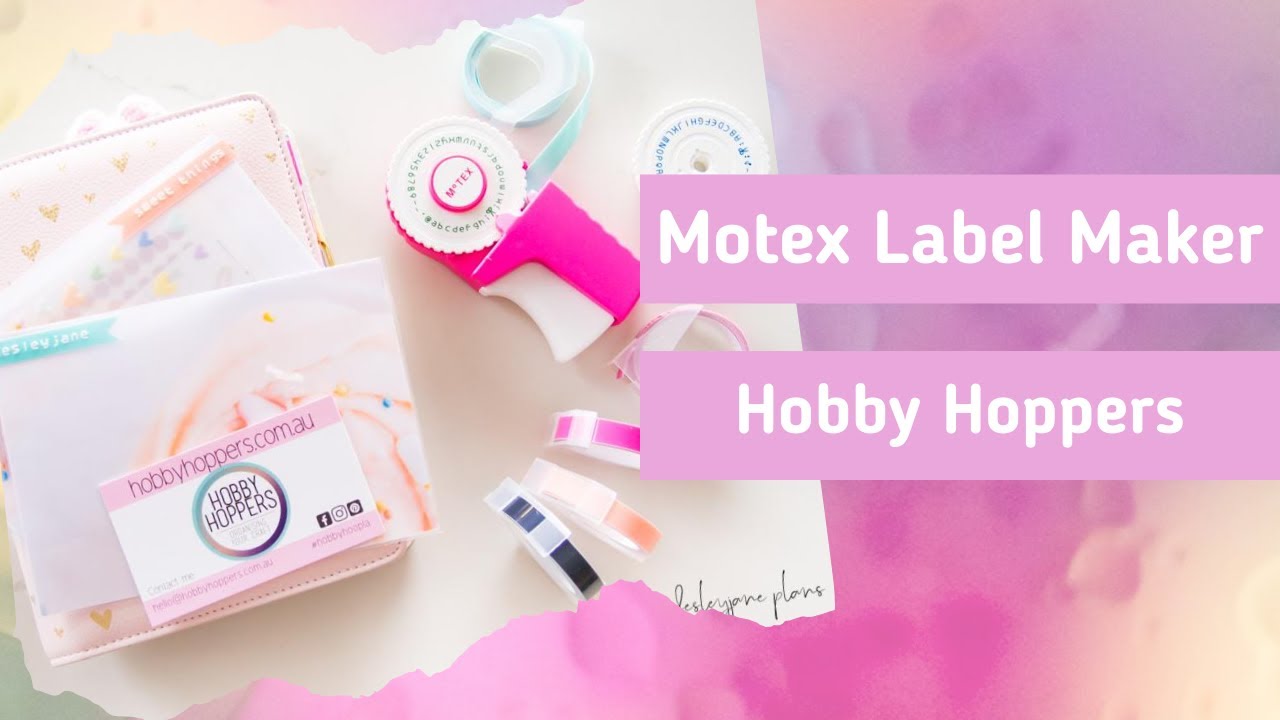 My Super Cute Motex Label Maker - YouTube