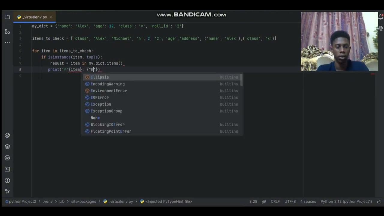 Programming python code part 5.2 - YouTube