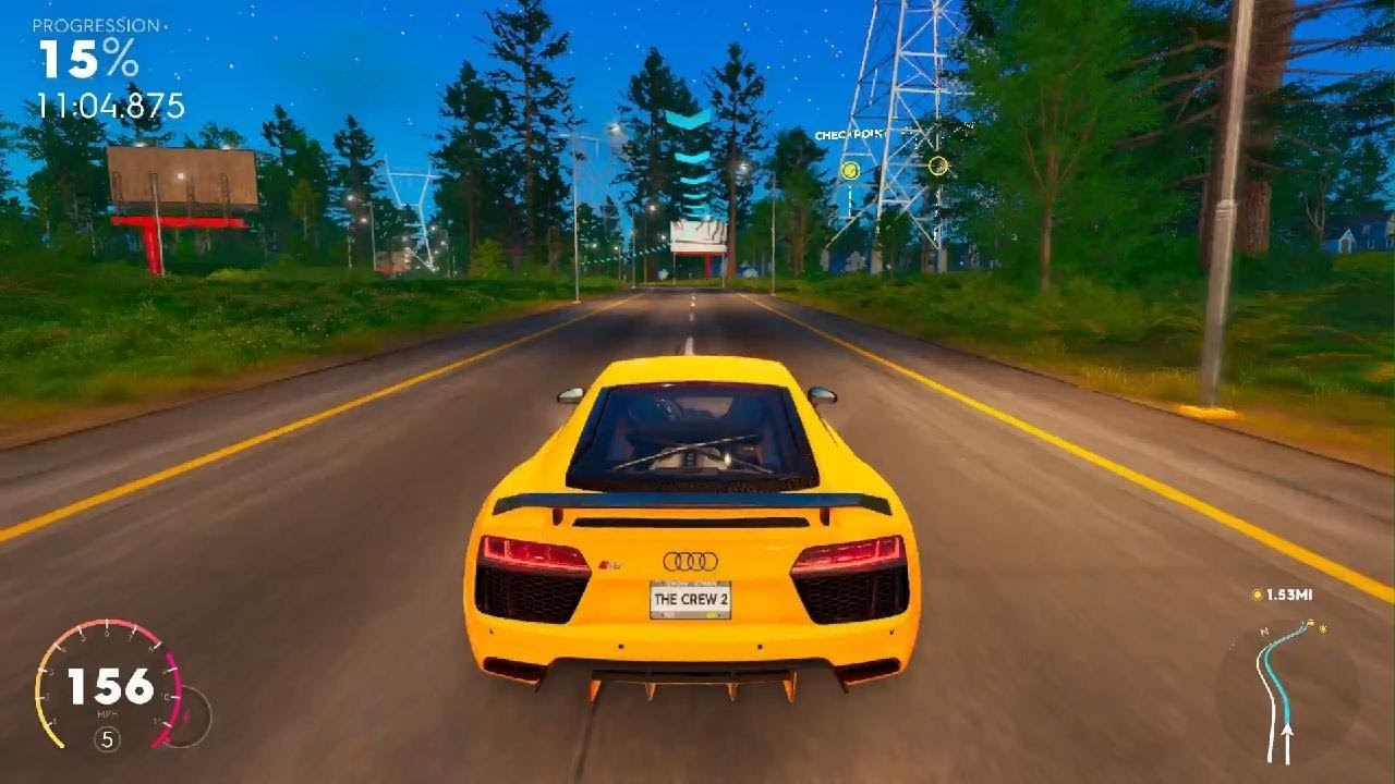 The Crew 2 Best Of Highway street race in a Audi R8 Coupe (part 3) (PS5 ...