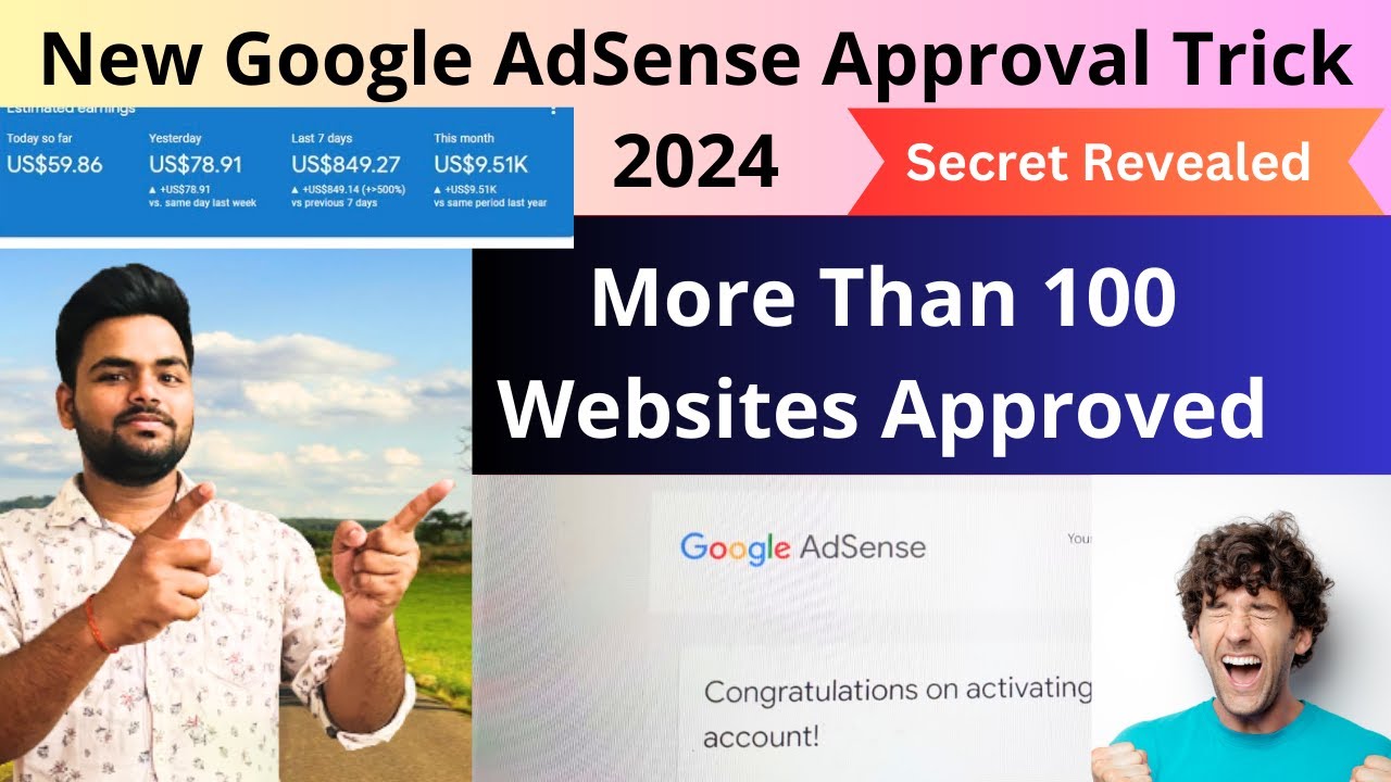 Google AdSense Approval Trick 2024 🔥🔥 | Fast Google Adsense Approval In ...