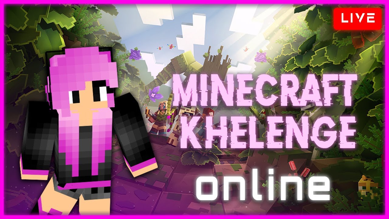 MINECRAFT LIVE STREAM WITH ME #minecraft #girlstreamer #amonguslive # ...