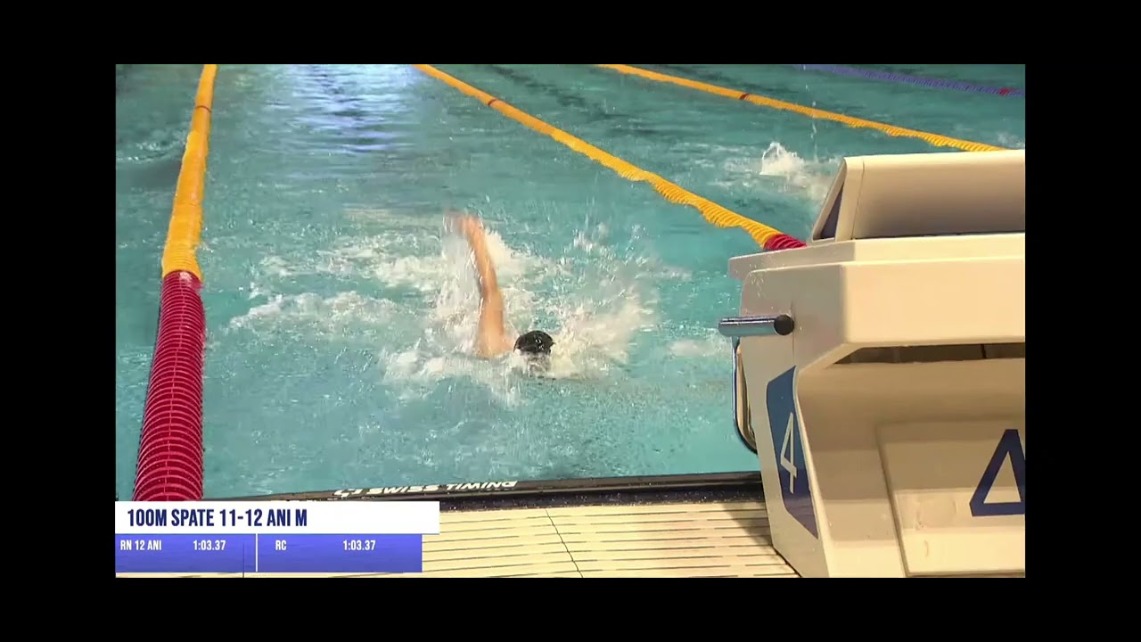 swimming -12 years 100 meters backstroke Luca Pojar - YouTube