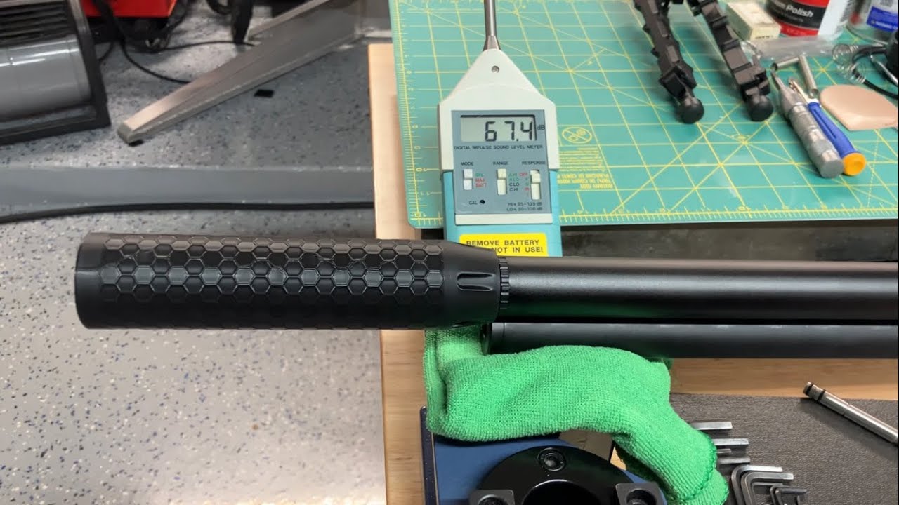 Accurate pcp airgun moderator sound measurements - YouTube