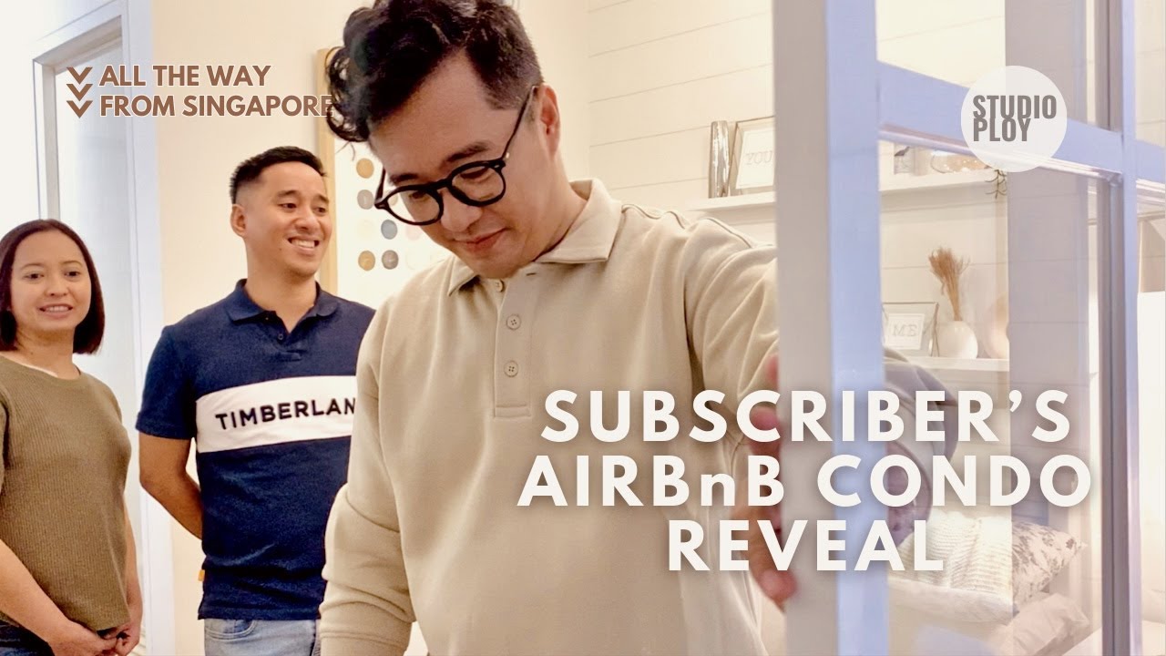 Subscriber's AirBnB Condo REVEAL | Farmhouse Chic | 28SqM/301SqFt Studio Unit Makeover | Studio ...