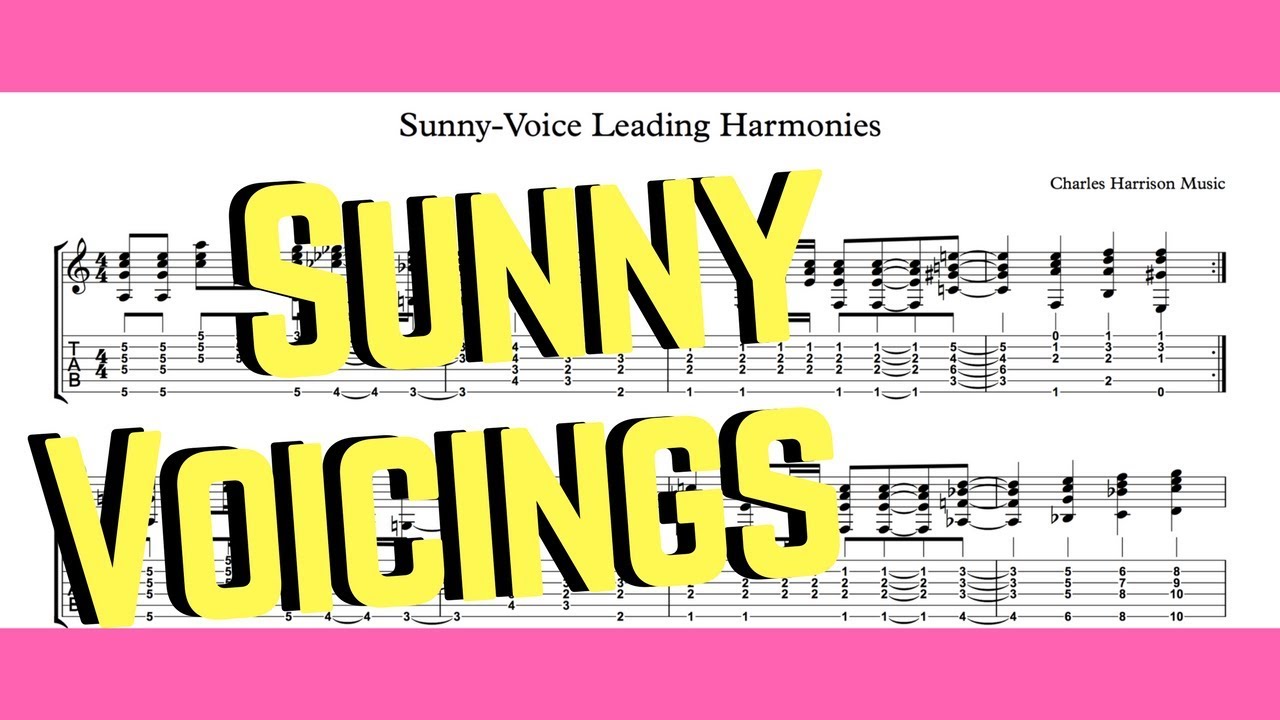 Sunny–Voice Leading (Quick Lesson,2018) - YouTube