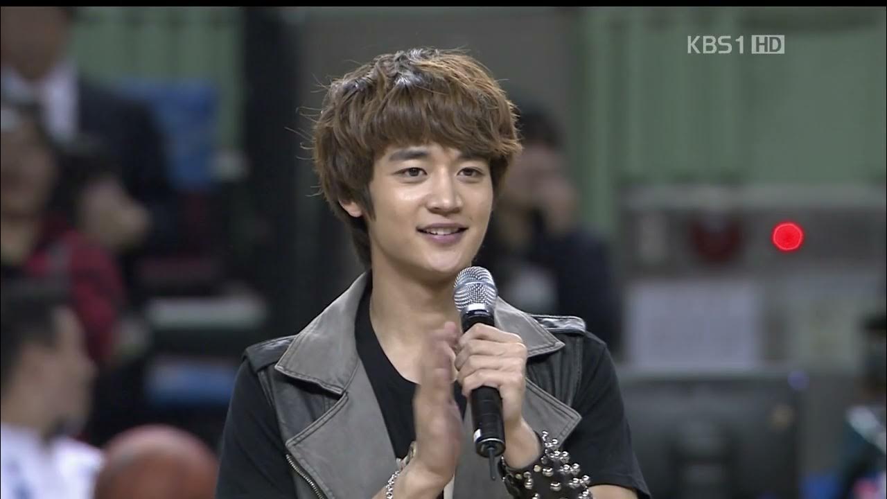 111016 KBS1 2011 2012 KB국민은행 프로농구 하프타임 공연 샤이니 - YouTube