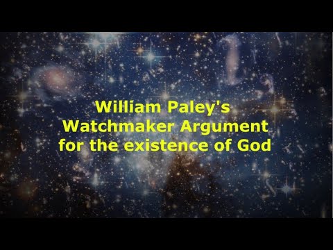 Paley's Watchmaker Argument - YouTube