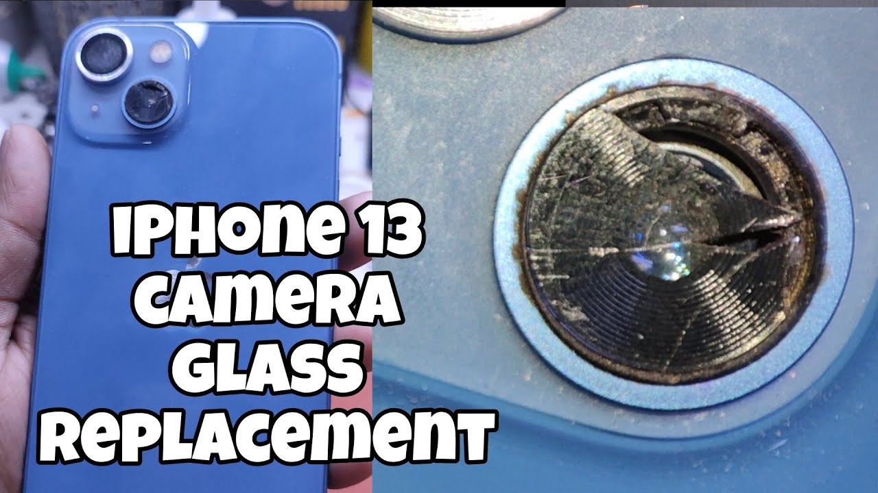 iPhone 13 Camera Glass Replacement || Broken Camera Glass Restoration ...