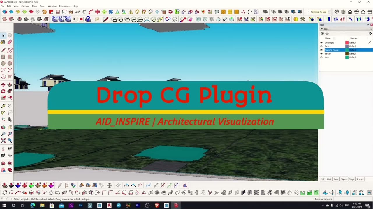 Drop CG SketchUp Plugin - YouTube