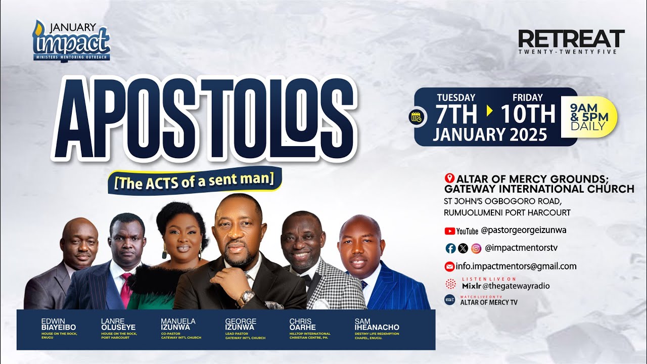 IMPACT MINISTERS RETREAT 2025 | DAY 2 EVENING SESSION | APOSTOLOS [THE ACTS OF A SENT MAN ...