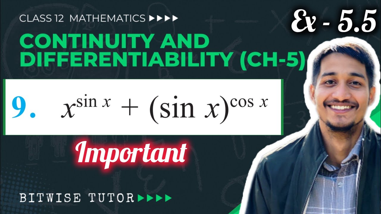 Derivative of x power sin x + sin x power cos x | Differentiate x power ...