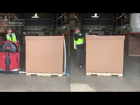 ErgoStrap | ErgoPack - manual strapping comparison - YouTube