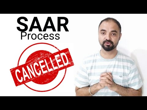 CET SAAR Process Scrapped. New process from Monday. - YouTube