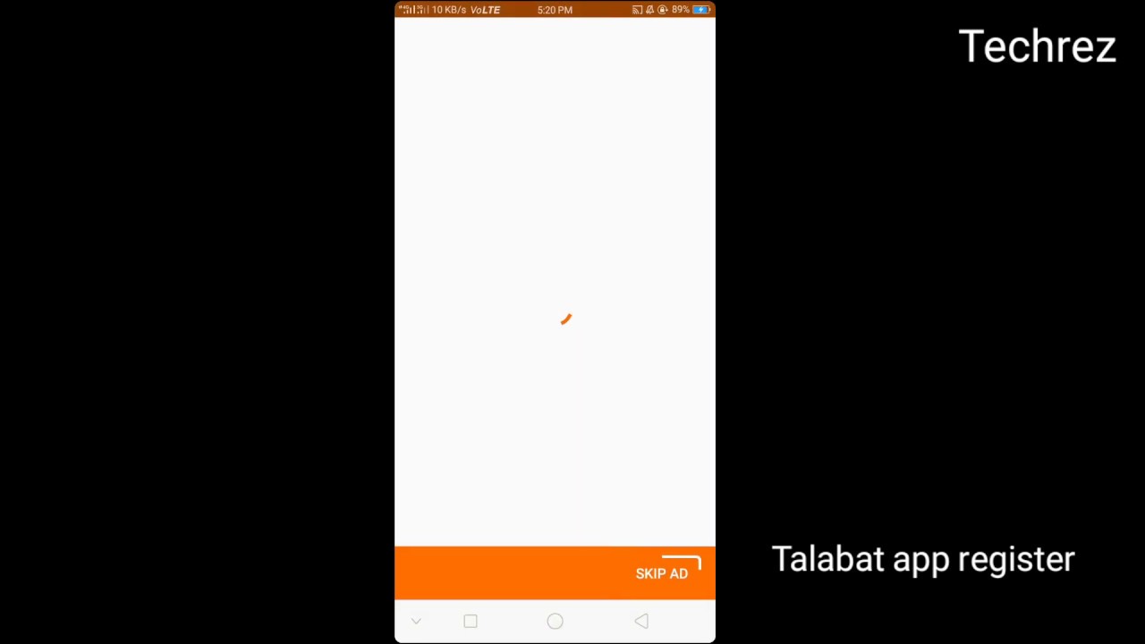 how to create account in talabat - YouTube