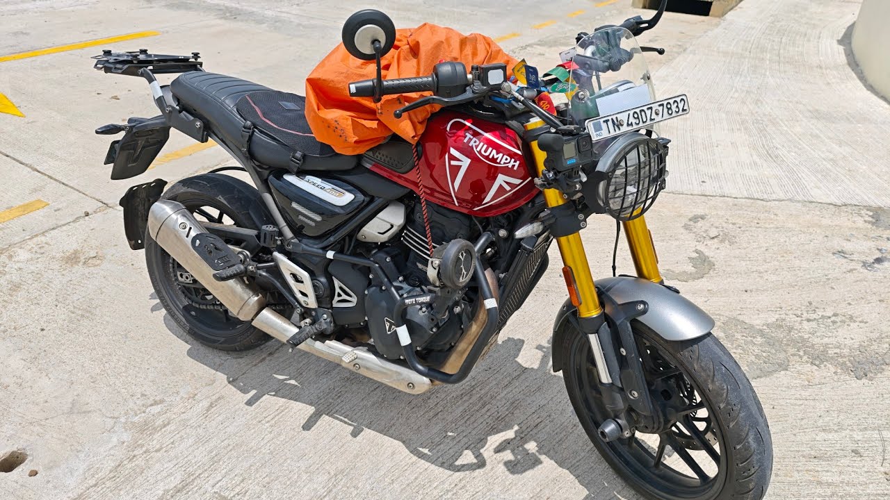 Bike Tyre change Triumph Speed 400 #bike - YouTube