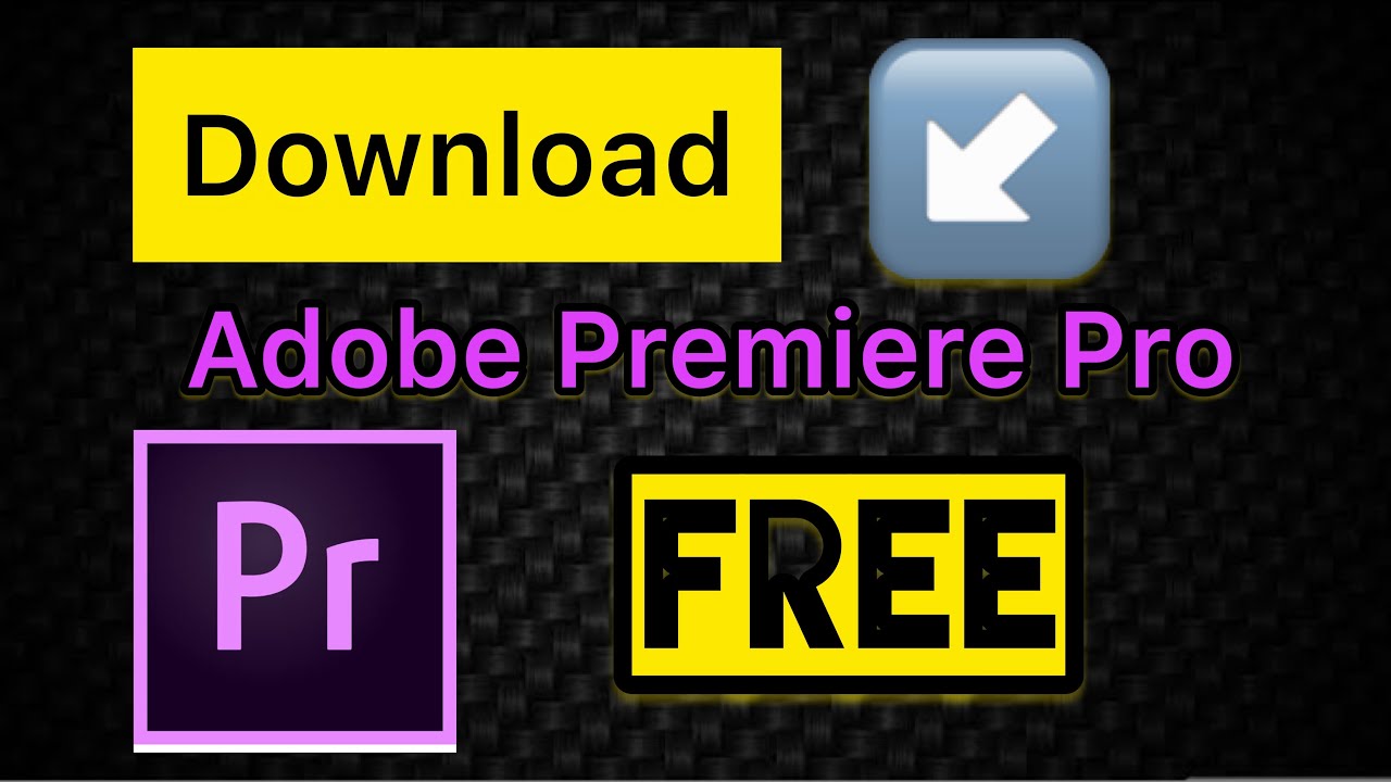 How To Download Adobe Premiere Pro - YouTube