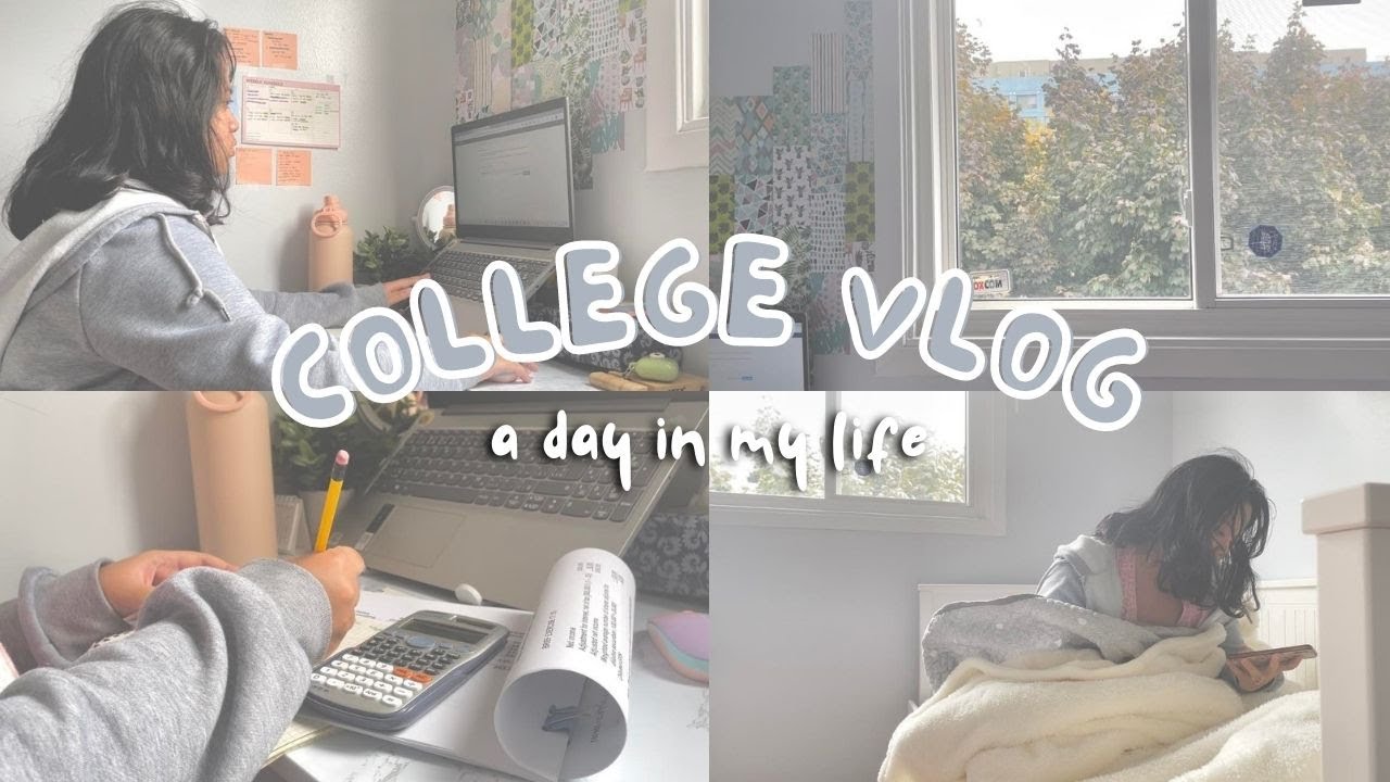 VLOG 🍓a day in the life of a college student, daily life in Canada ...