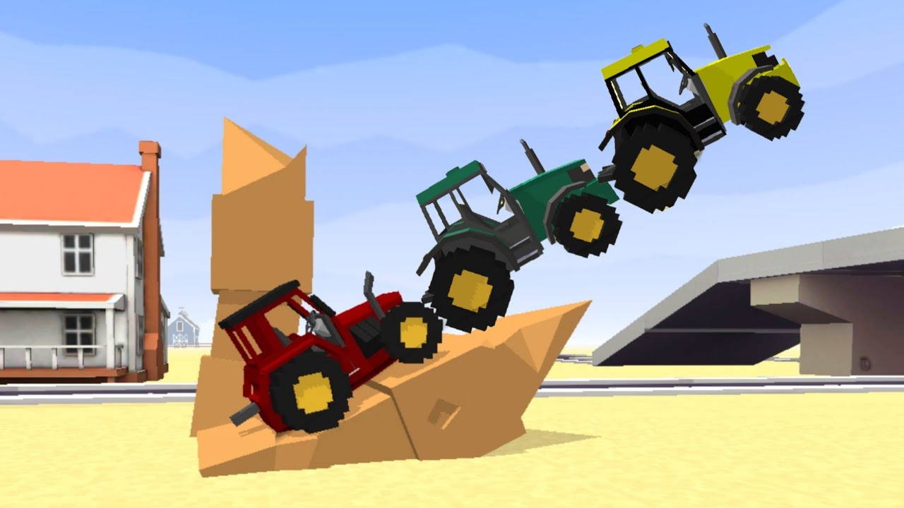 The cliff of good luck: tractor chain - Blocky Farming And Racing ...