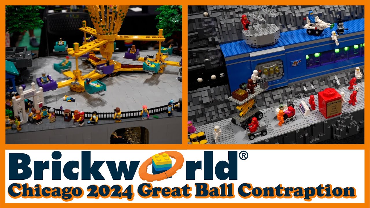 Lego Great Ball Contraption at Brickworld Chicago 2024 (Full Lego GBC ...