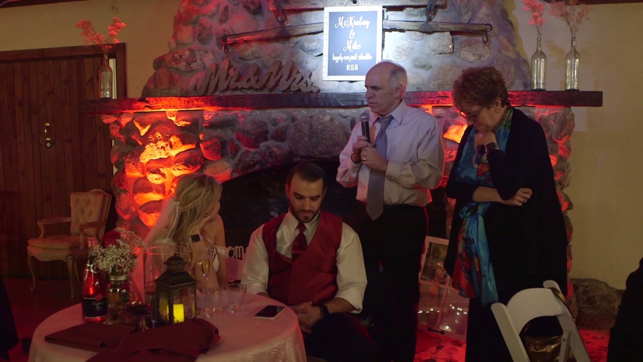 Carolyn Jaret & Arty Schachter speech at McKinlay & Mike Jaret ...