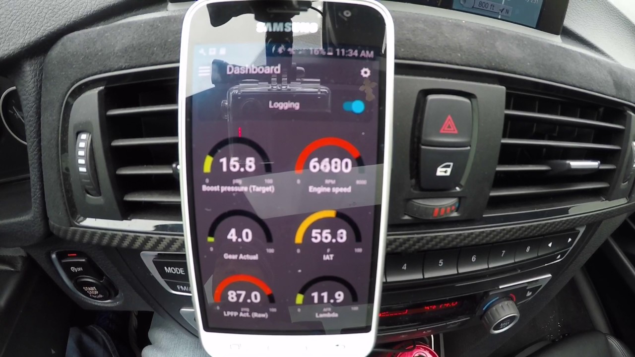 Bootmod3 Logging N55 335i - YouTube