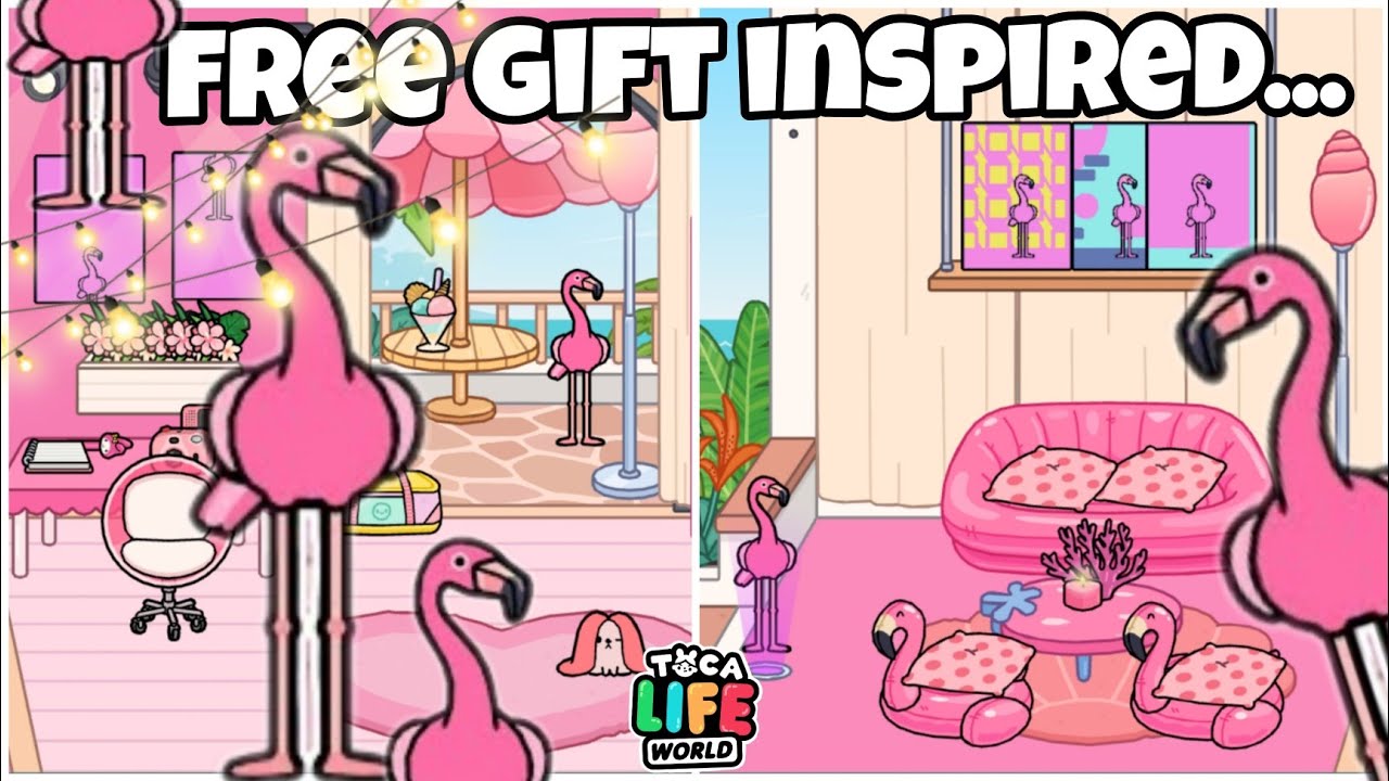Flamingo home design 🦩💞|Toca Life world - YouTube