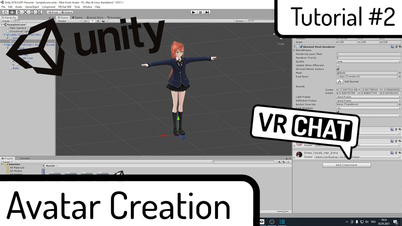 Tutorial Avatare Erstellen für Vrchat - Folge 2- Unity Navigation und ...