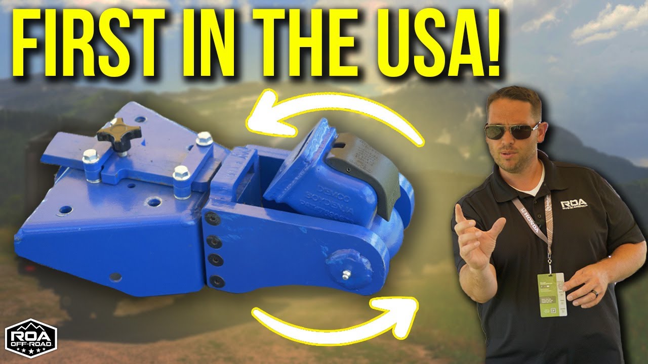 The Only Fully Articulating & Locking Ball Hitch In AMERICA! | ROA Off ...