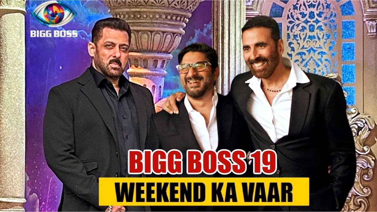 Akshay Kumar And Arshad Warsi Joins Salman Khan At Bigg Boss 19 Weekend ...
