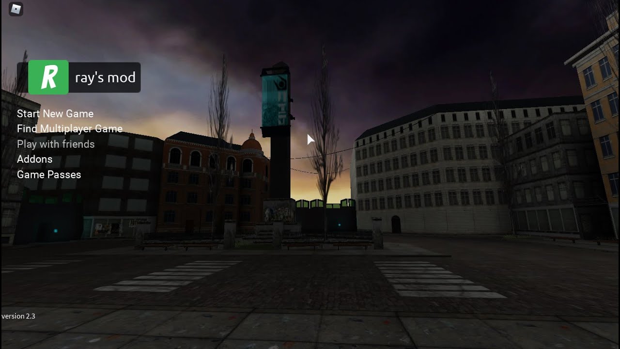 Roblox Ray's Mod Gameplay #1 - YouTube