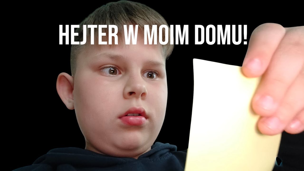 Hejter dał mi karteczkę że znalazł mnie!! - YouTube