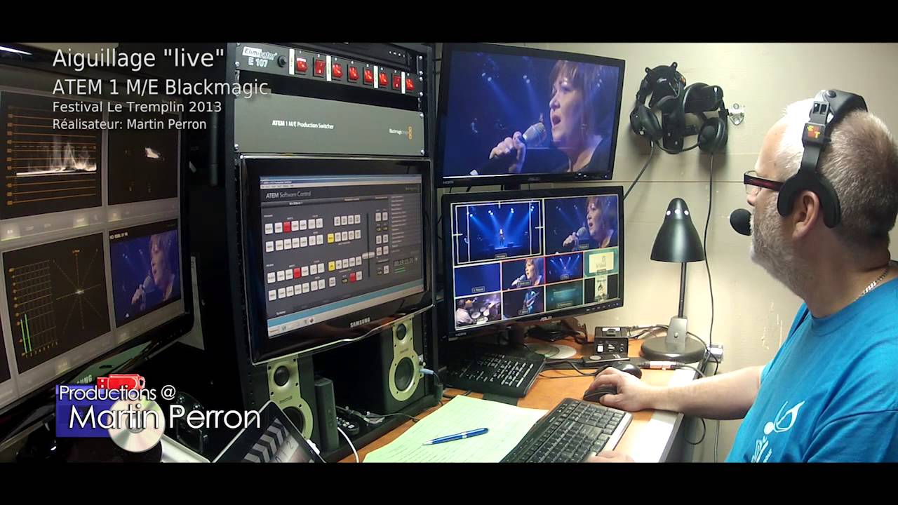 Régie ATEM 1 M/E Blackmagic - YouTube