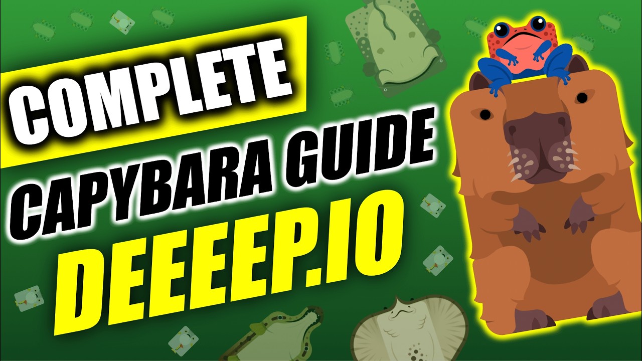 CAPYBARA GUIDE DEEEEP.IO | How to Play Capybara | Capybara Tutorial Deeeep.io - YouTube