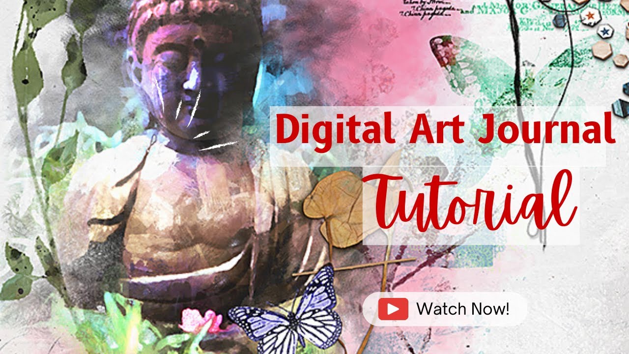 How to: Create a Digital Art Journal in Photoshop - YouTube
