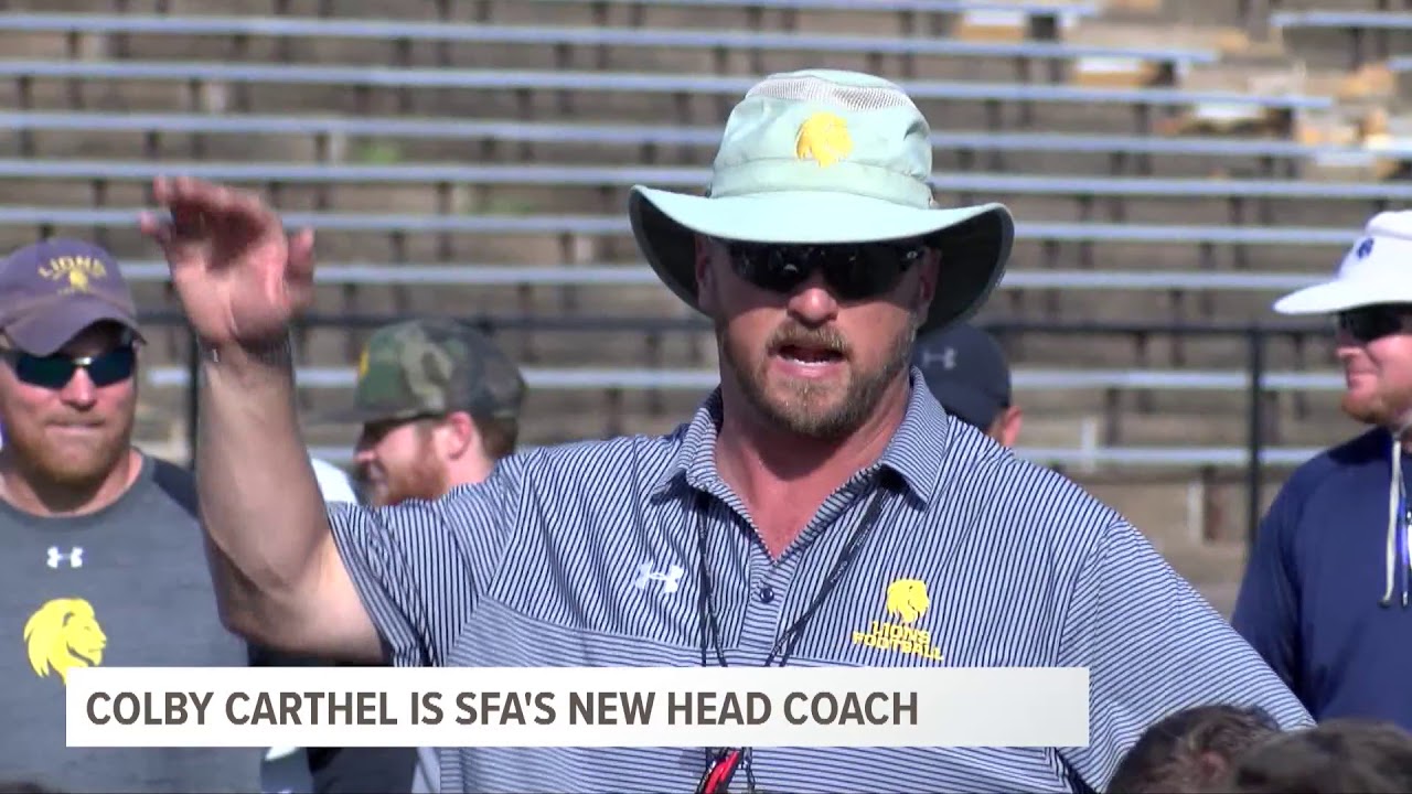 Colby Carthel Named SFA's New Head Coach - YouTube
